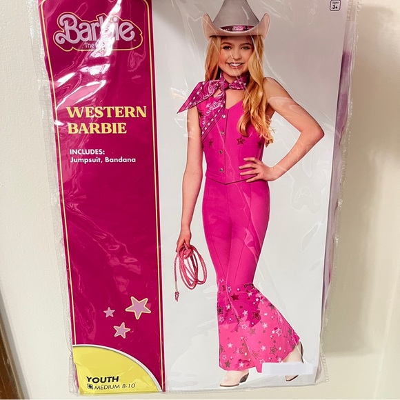 Barbie | Costumes | Barbie The Movie Western Costume Kids Medium | Poshmark